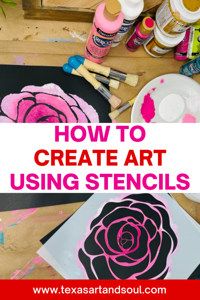 How To Create Awesome Art Using Stencils | It's Fun and Easy! {With ...