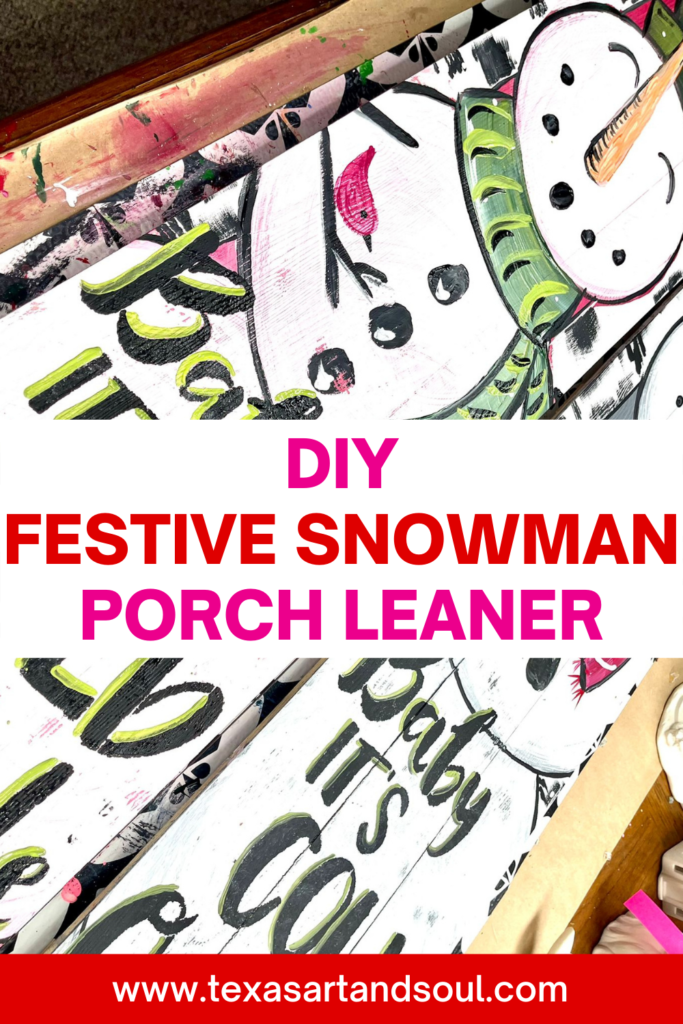 DIY Snowman Porch Leaner (3 Million Views!)