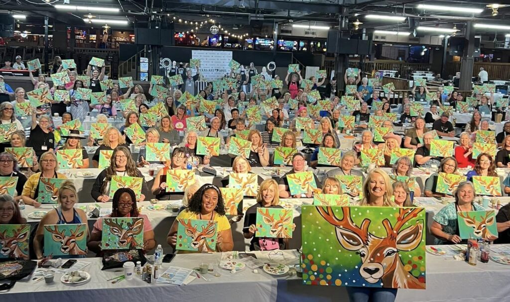 Amp Up Your Paint Parties | Creating the "Wow-Factor" - Texas Art and ...