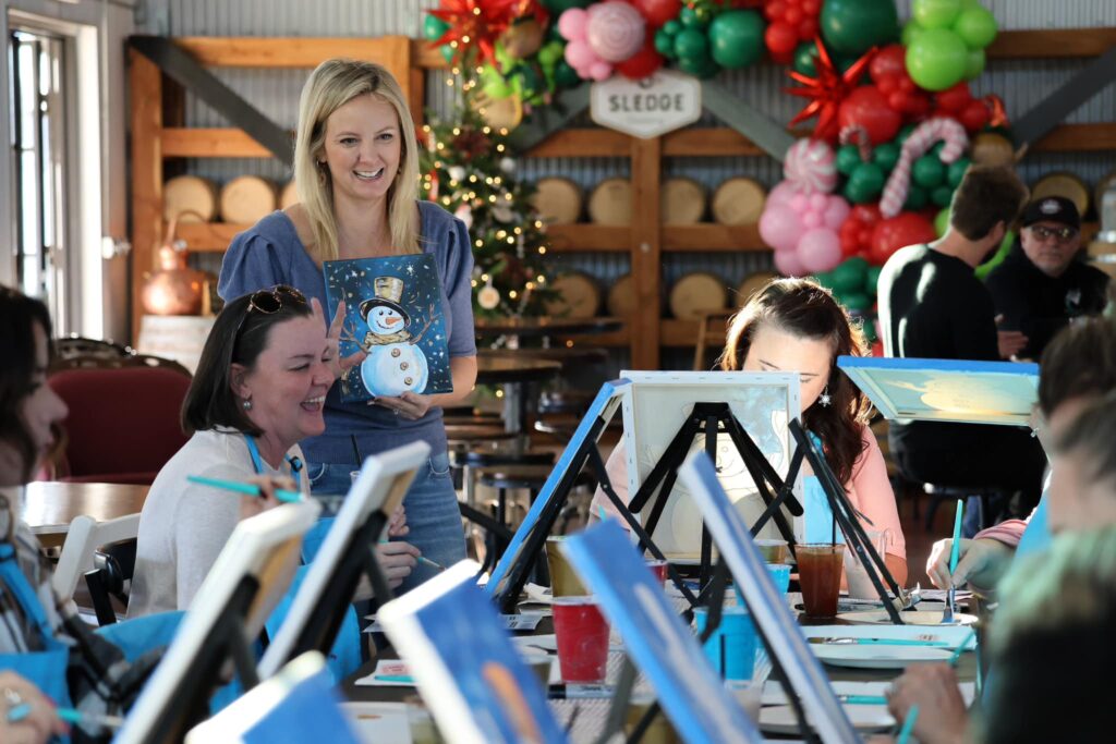 Amp Up Your Paint Parties | Creating the "Wow-Factor" - Texas Art and ...