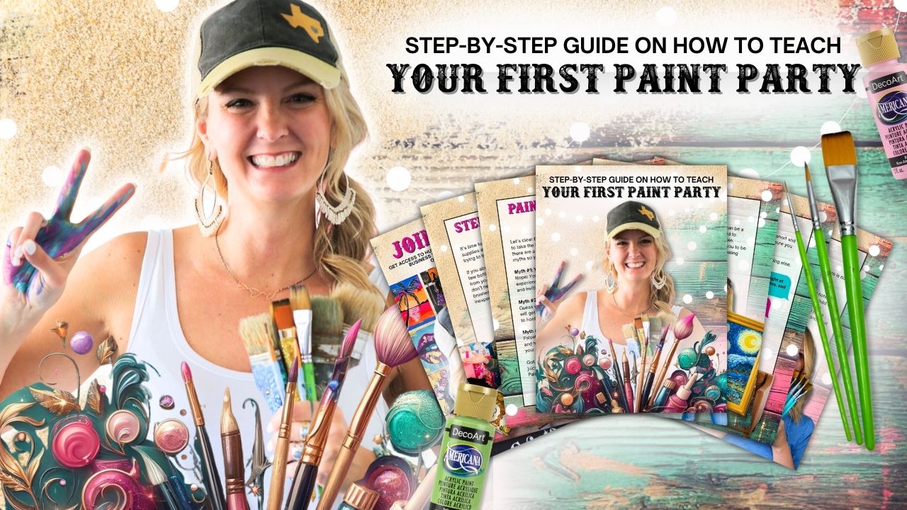 How to Host Your First Paint Party (Without Overthinking It!) - Texas ...